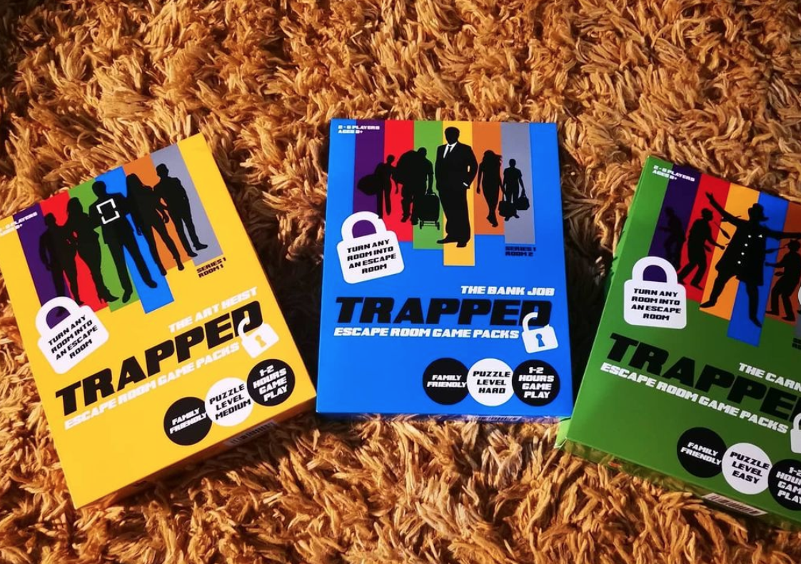 TRAPPED Art Heist – Escape room pack – Adventures of the Allum family
